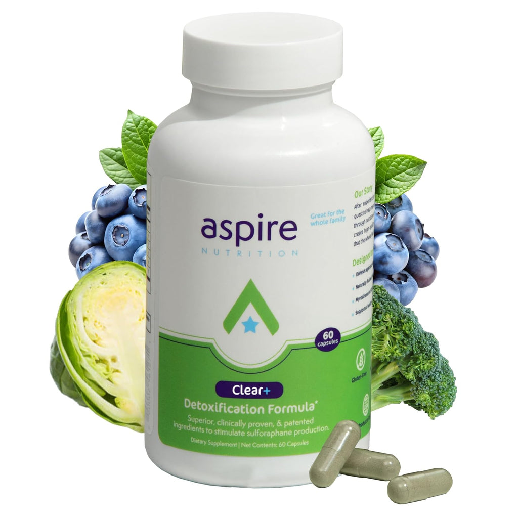 Aspire Nutrition Clear+ detox capsules