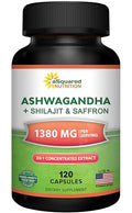 aSquared Nutrition Ashwagandha capsules for stress relief