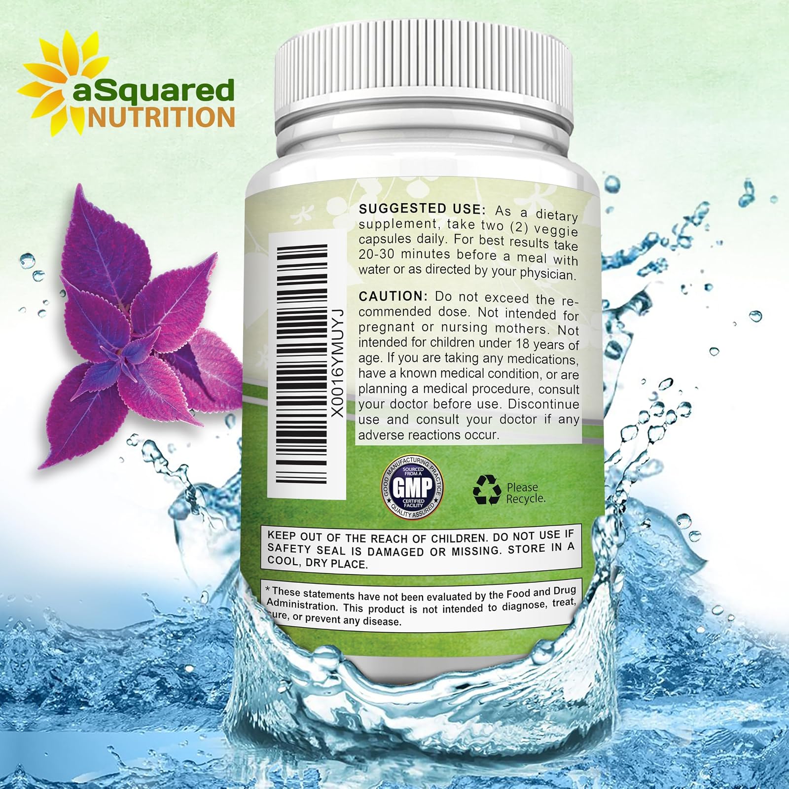 aSquared Nutrition capsules for appetite control
