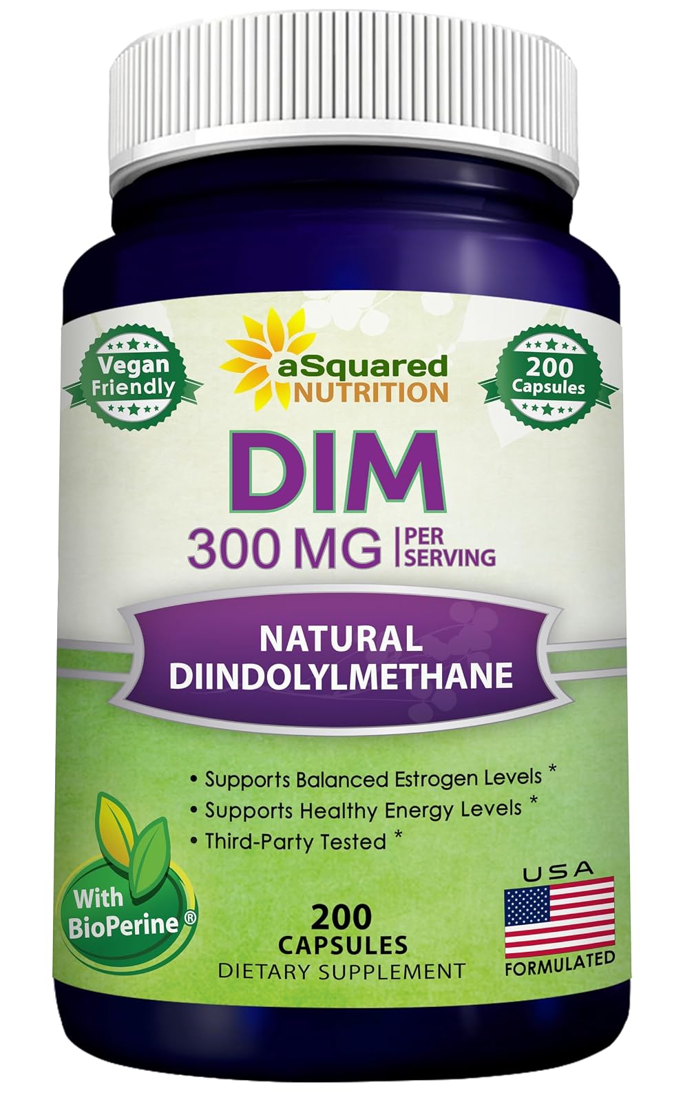 aSquared Nutrition DIM multivitamins