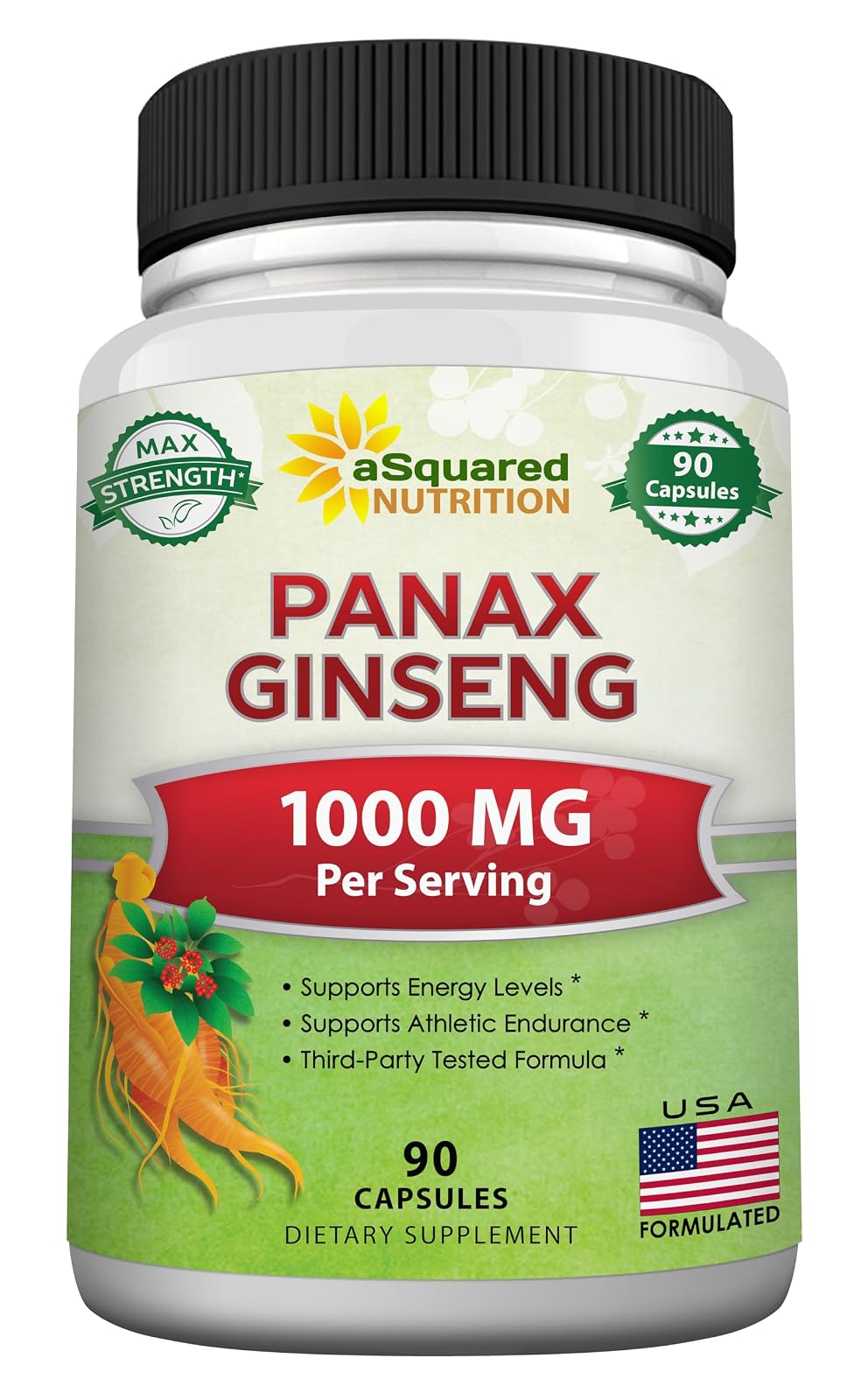 aSquared Nutrition ginseng capsules