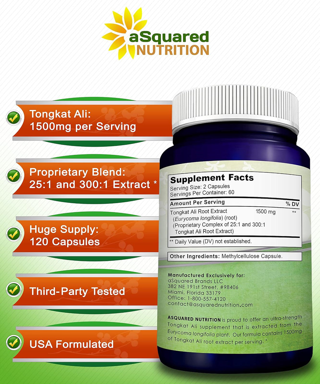 aSquared Nutrition herbal energy formula