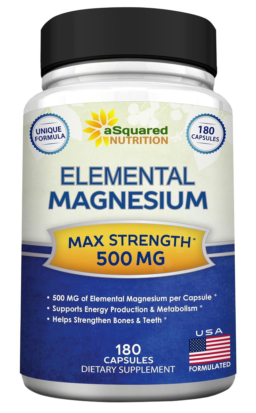 aSquared Nutrition magnesium veggie capsules