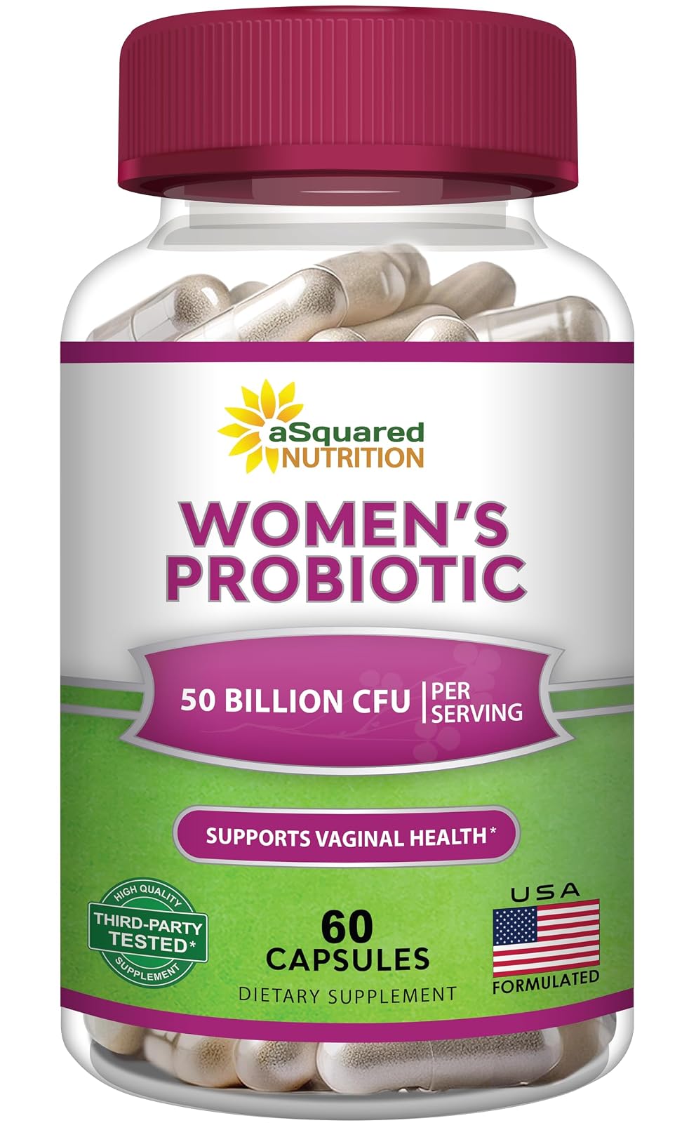 aSquared Nutrition probiotics for women