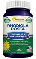 aSquared Nutrition Rhodiola stress relief capsules