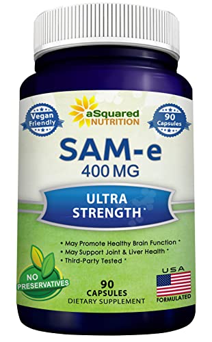 aSquared Nutrition SAM-e 400 mg capsules