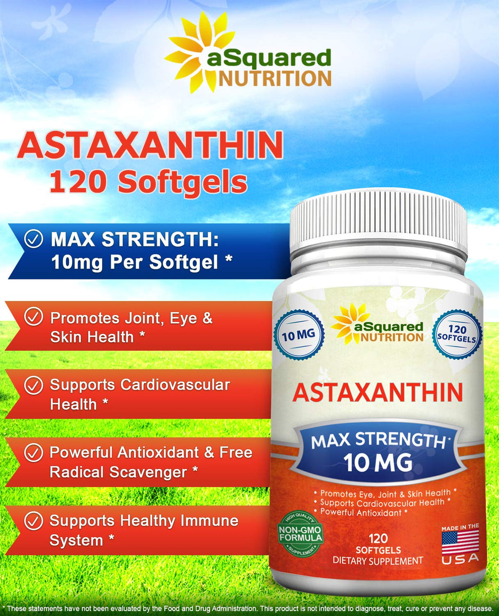 aSquared Nutrition softgels for immune boost