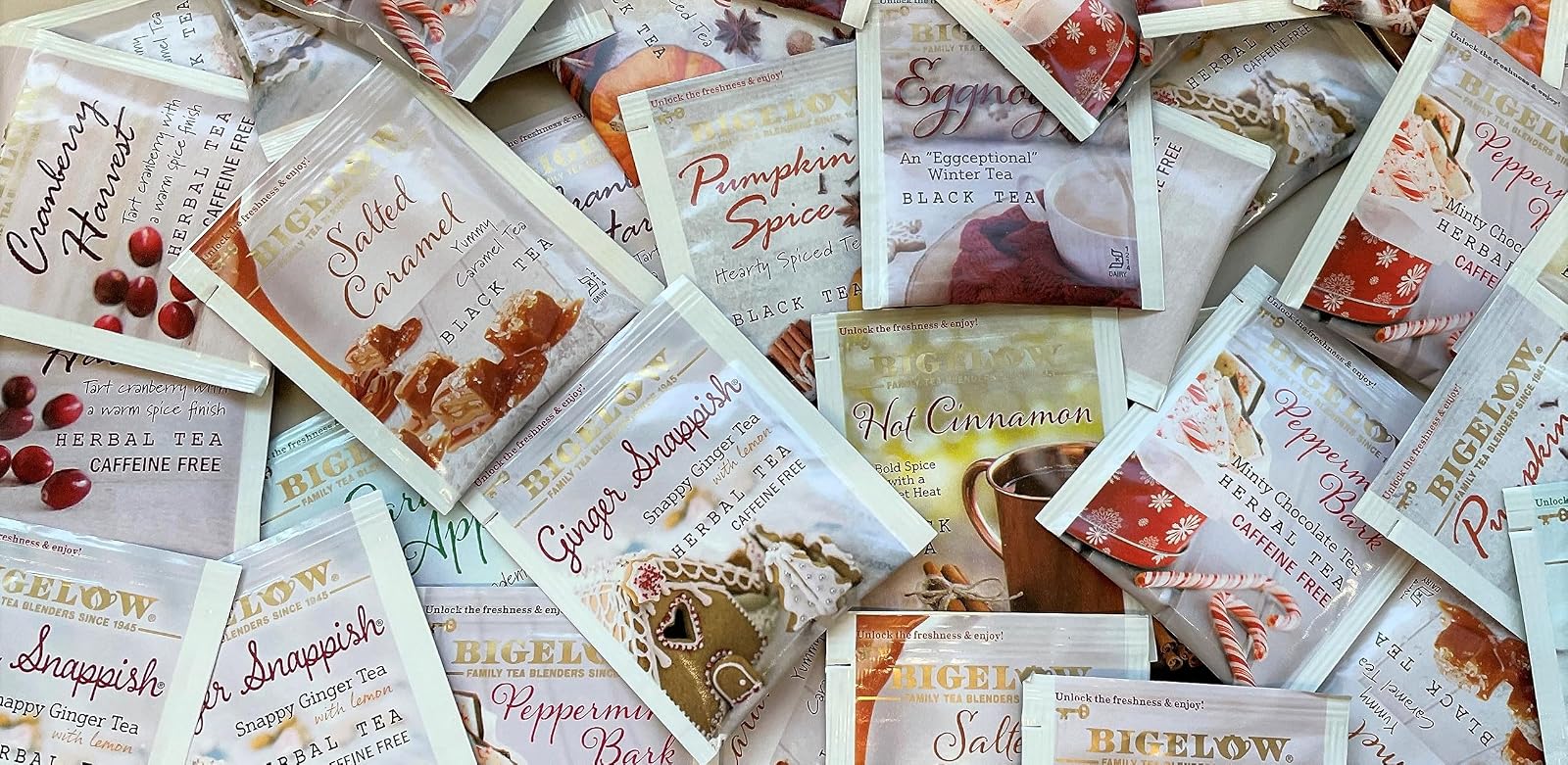 assorted chamomile tea flavours pack