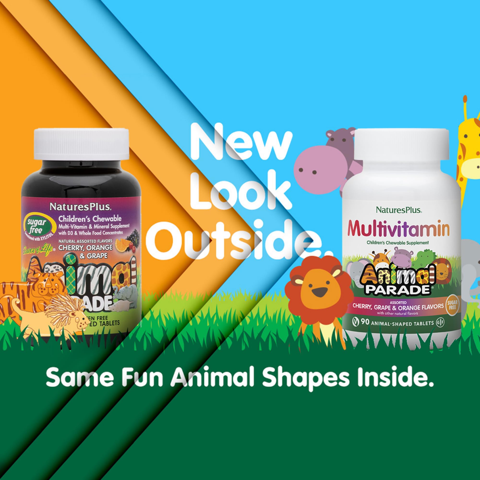 assorted flavours children's vitamins
