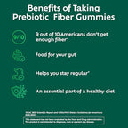 assorted fruit flavor prebiotic gummies