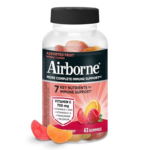 assorted fruit flavor vitamin C gummies