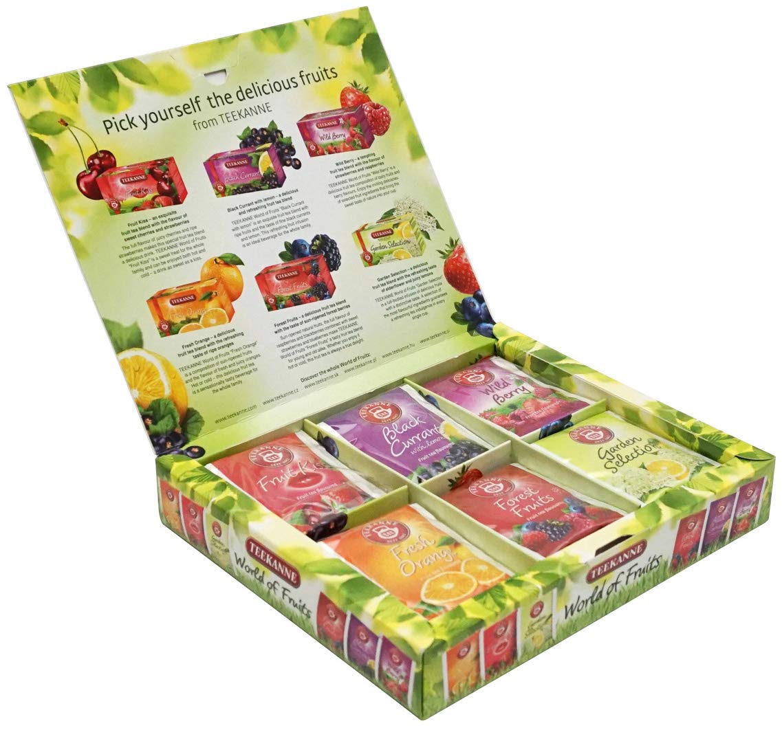 assorted fruit tea bags for wellness