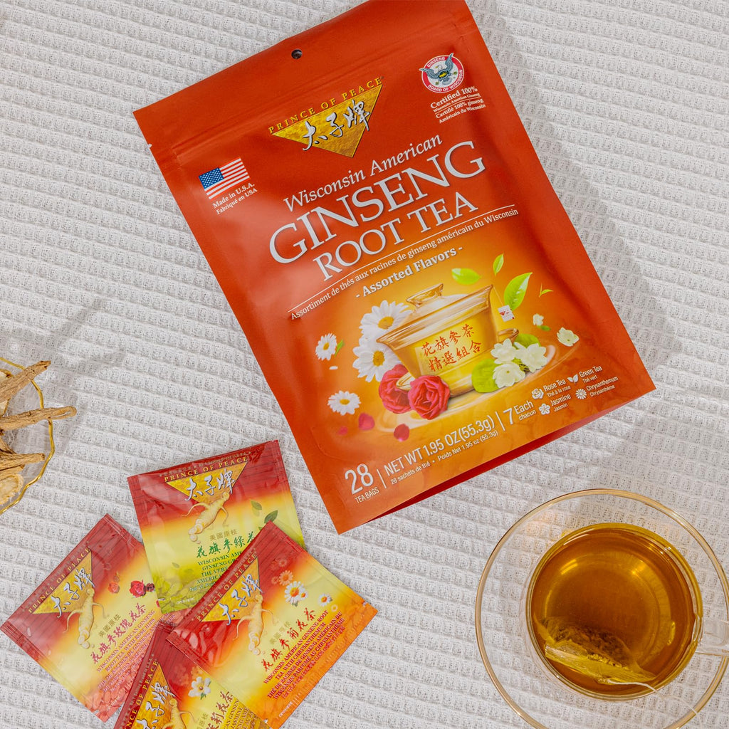 assorted ginseng tea for wellness