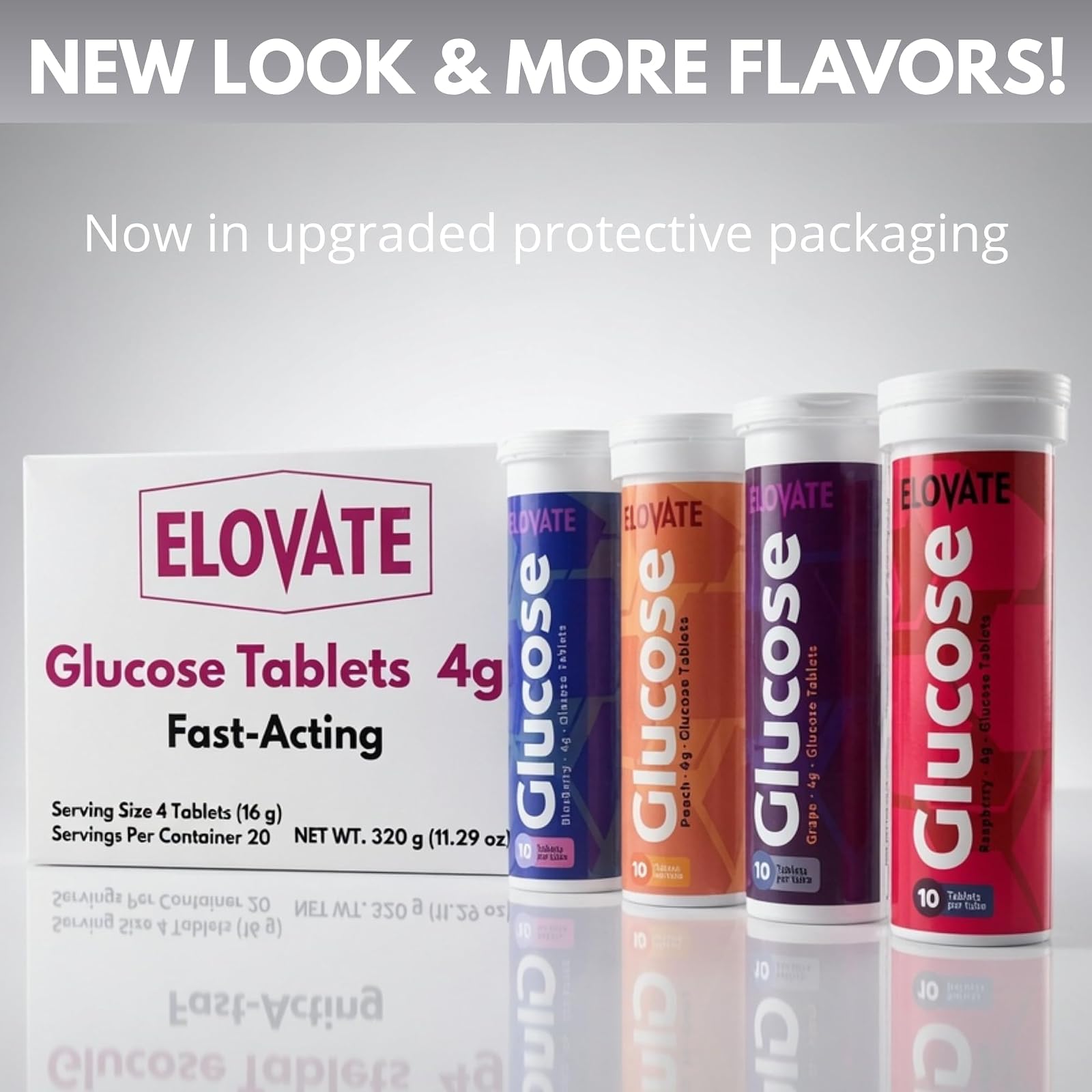assorted glucose tablets for convenience