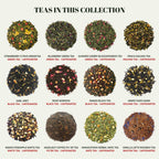 assorted herbal tea flavours collection