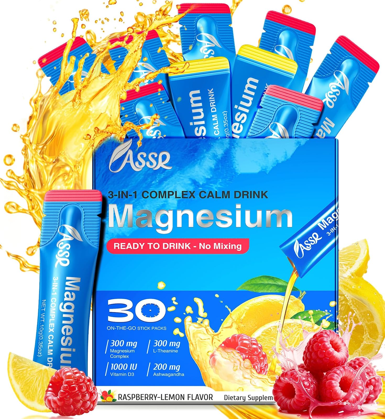 ASSR Calm Magnesium Glycinate drink benefits
