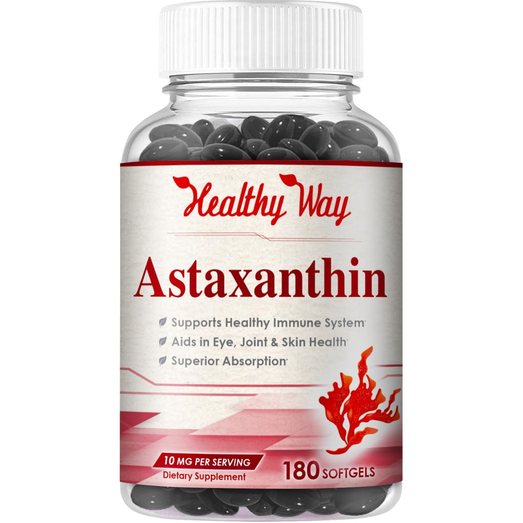 Astaxanthin 10 mg softgels for vitality