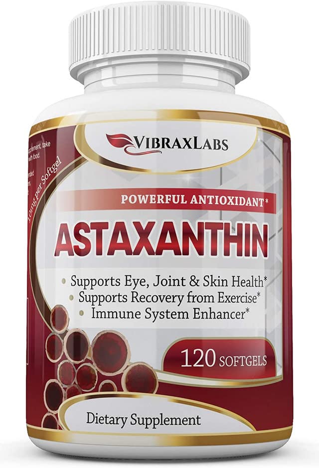 Astaxanthin 10 mg softgels for wellness