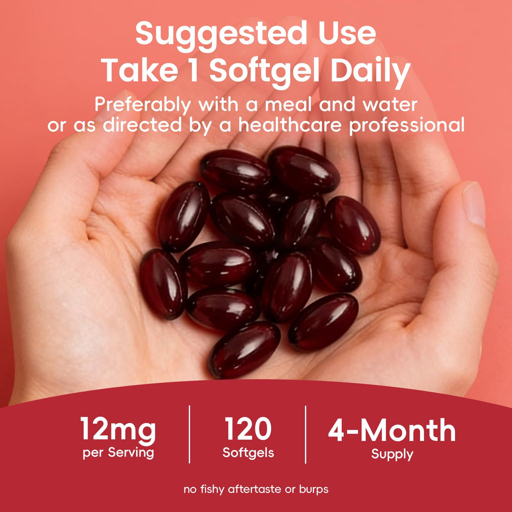 Astaxanthin 12 mg for athletic recovery