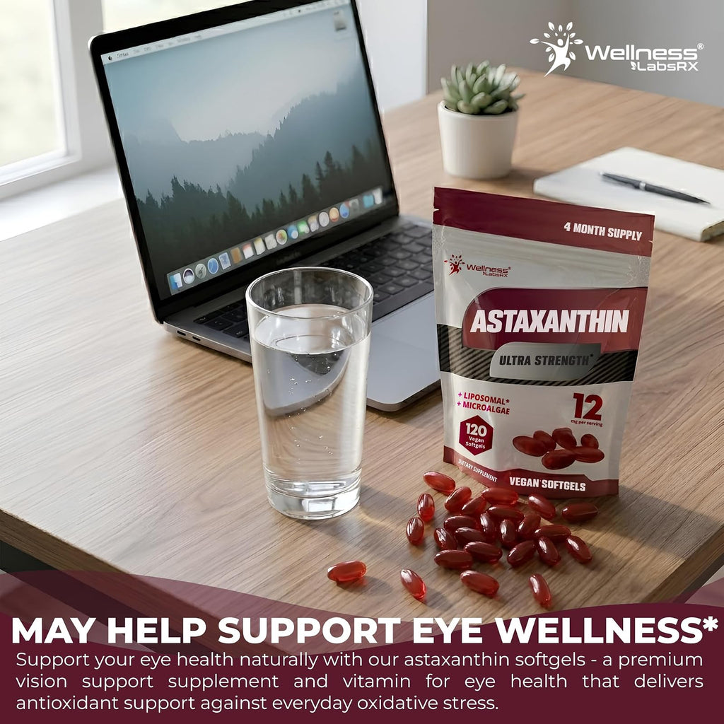 Astaxanthin 12 mg for eye health