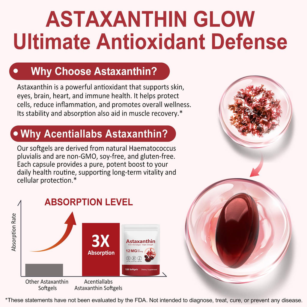 Astaxanthin 12 mg for immune boost