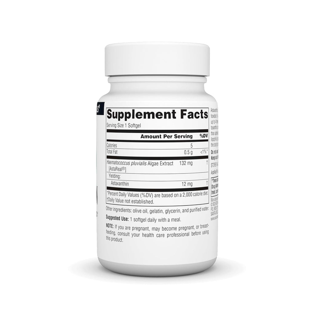 Astaxanthin 12 mg for skin protection