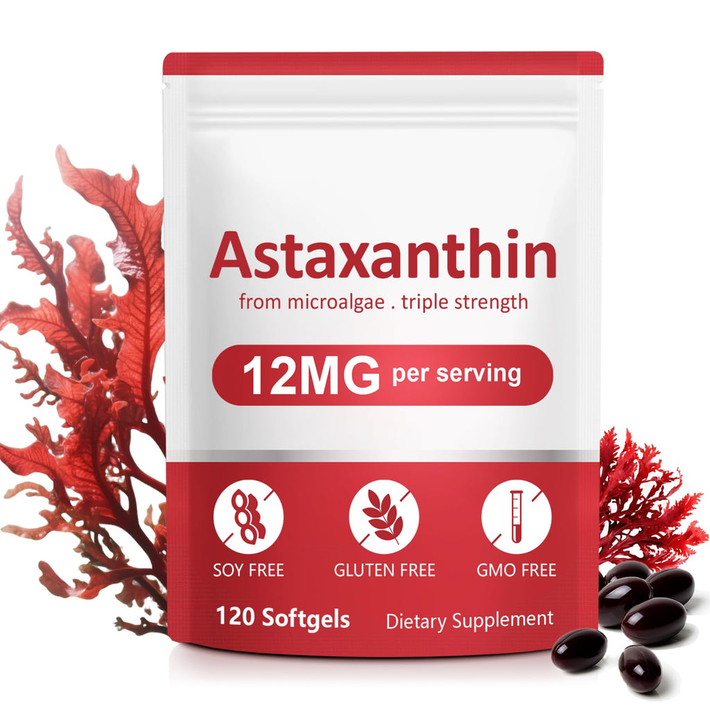 Astaxanthin 12 mg softgels benefits