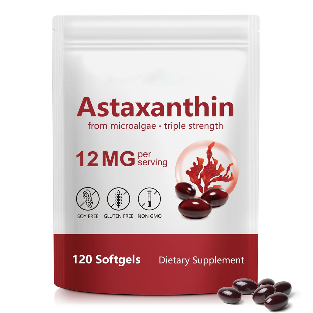 Astaxanthin 12 mg softgels for health