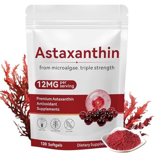 Astaxanthin 12 mg softgels for health