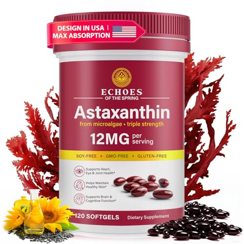 Astaxanthin 12 mg softgels for health