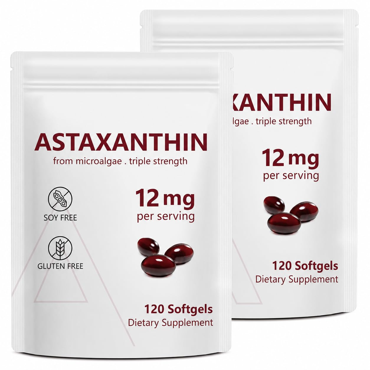 Astaxanthin 12 mg softgels for health