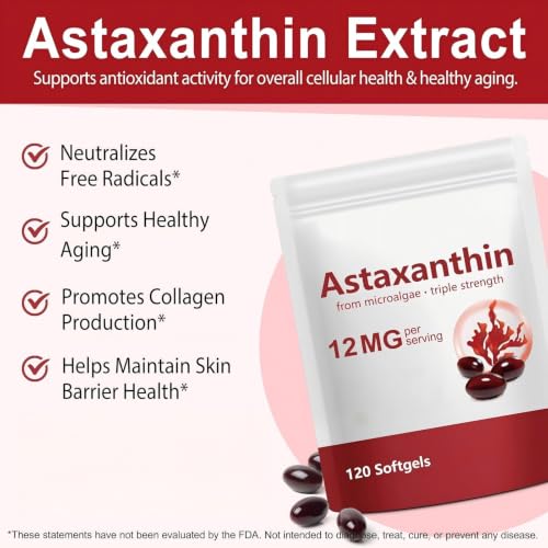 Astaxanthin 120 softgels for vitality