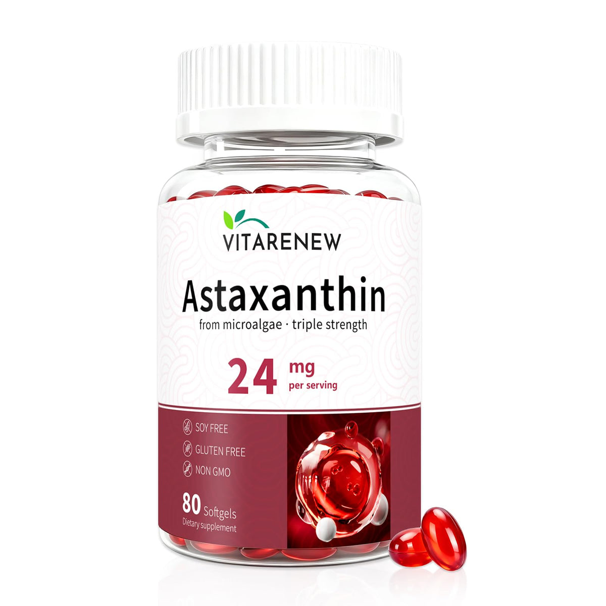 Astaxanthin 24 mg antioxidant benefits