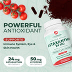 Astaxanthin 24 mg for skin health