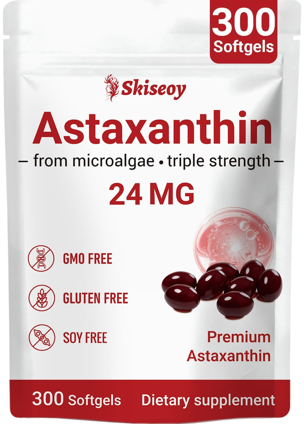 Astaxanthin 24 mg softgels for health