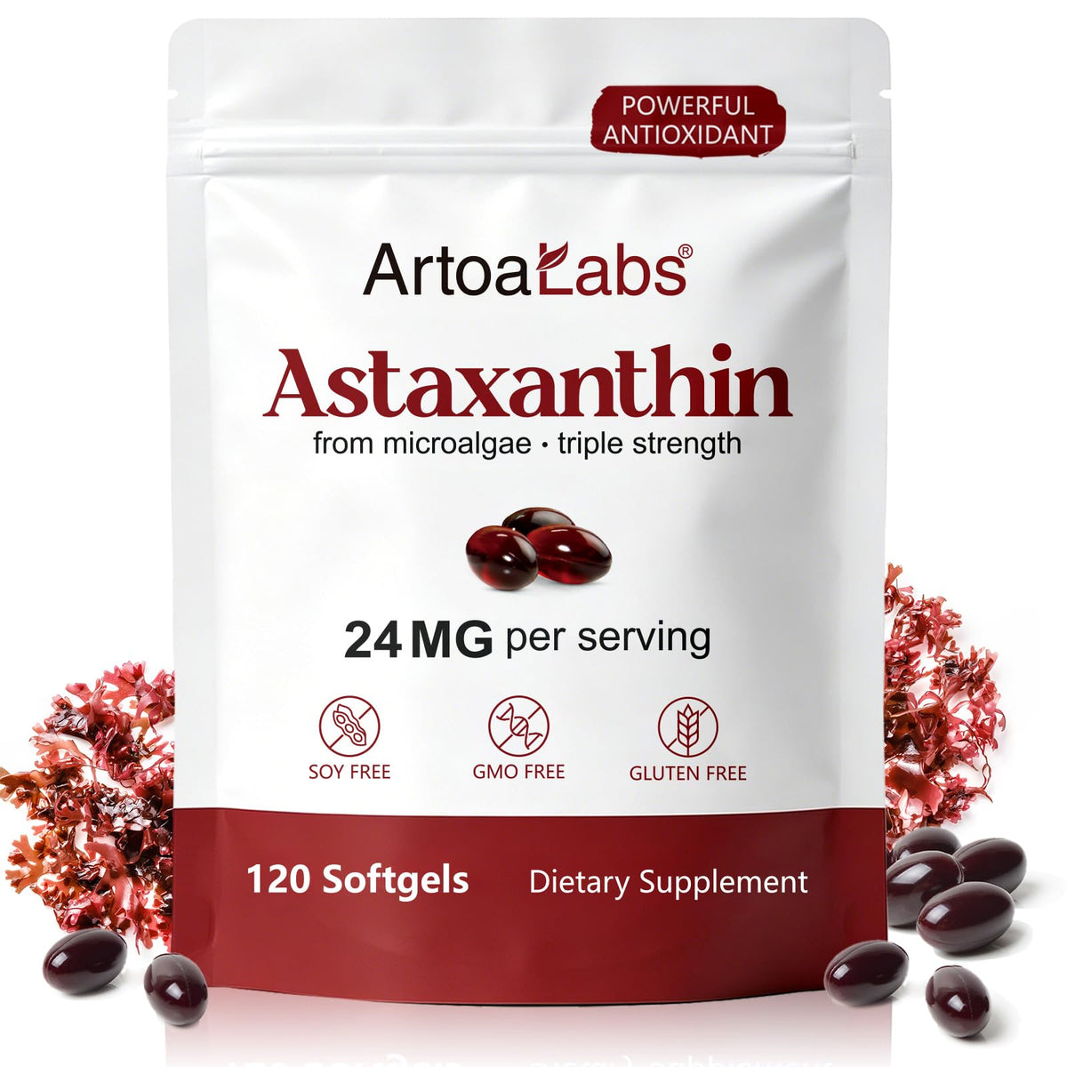 Astaxanthin 24 mg softgels for health