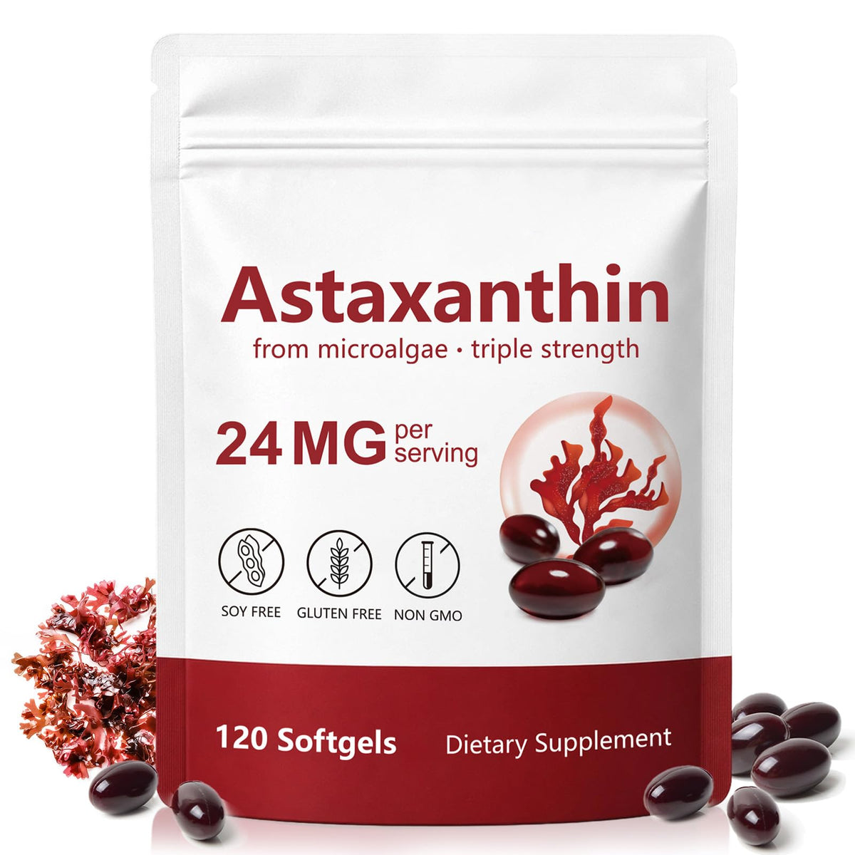 Astaxanthin 24 mg softgels for health