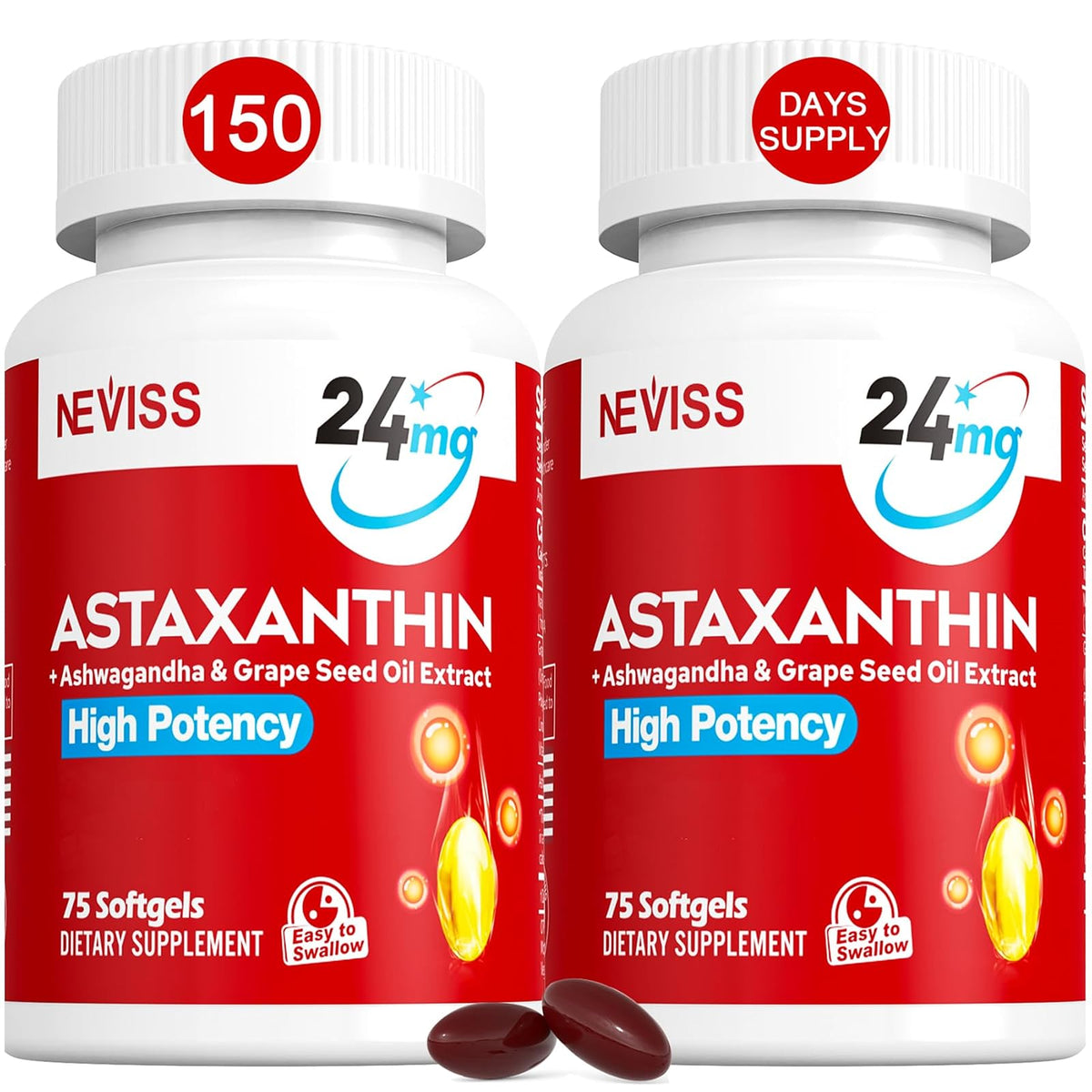 Astaxanthin 24 mg softgels for wellness