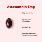 Astaxanthin 6 mg for enhanced athletic performance
