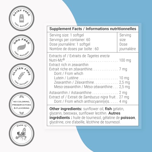 Astaxanthin antioxidant benefits in softgels