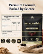 Astaxanthin antioxidant for overall vitality