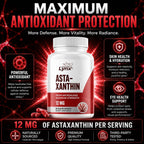 Astaxanthin capsules for antioxidant support