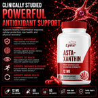 Astaxanthin capsules for energy boost