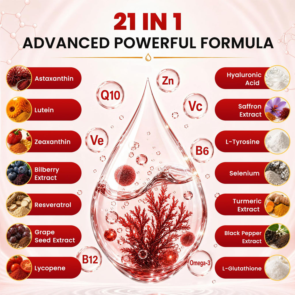 Astaxanthin drops for immune support