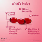 Astaxanthin enriched krill oil capsules