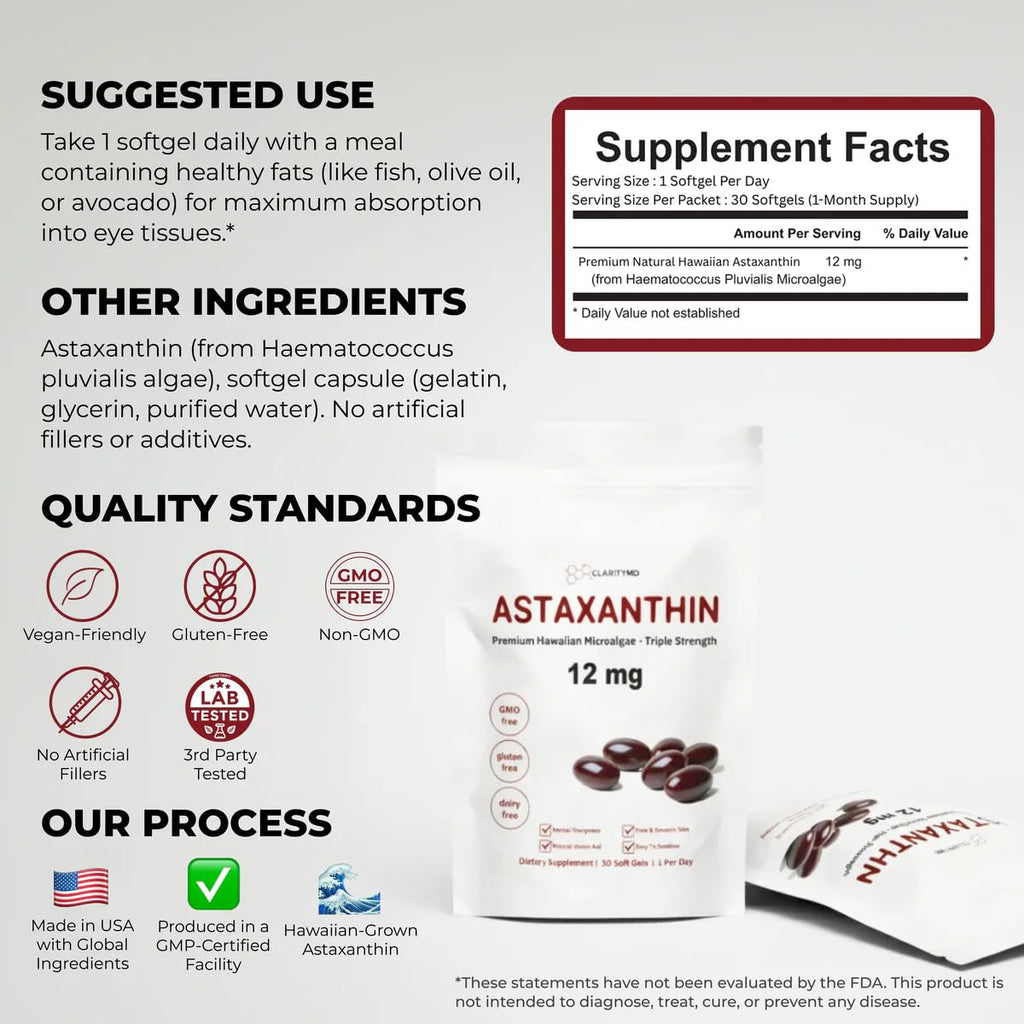 Astaxanthin for enhanced athletic performance