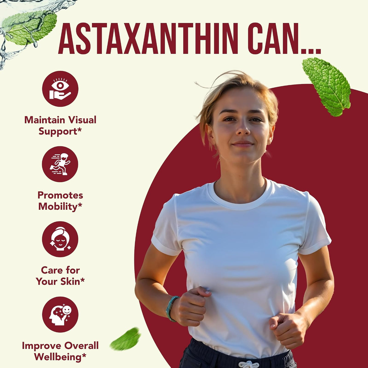 Astaxanthin for enhanced athletic performance