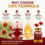 Astaxanthin for eye health benefits