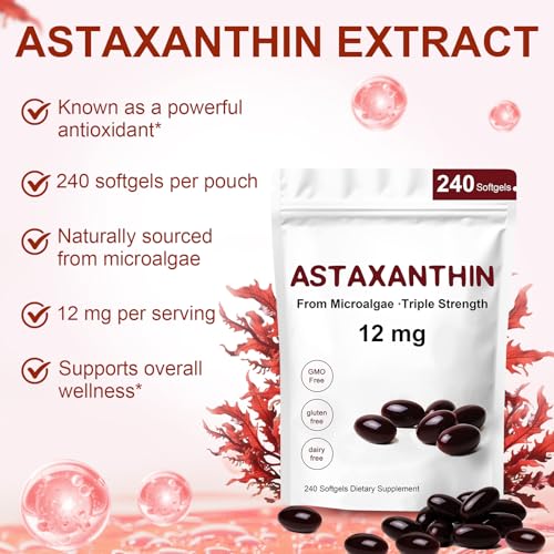 Astaxanthin for eye health protection