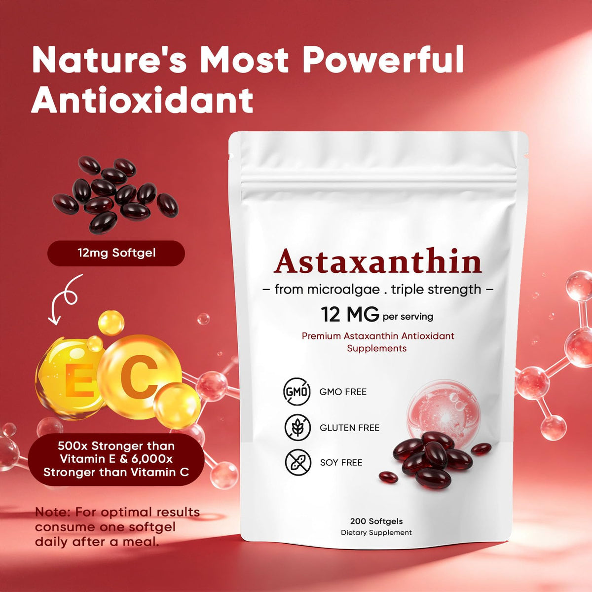 Astaxanthin for immune system boost